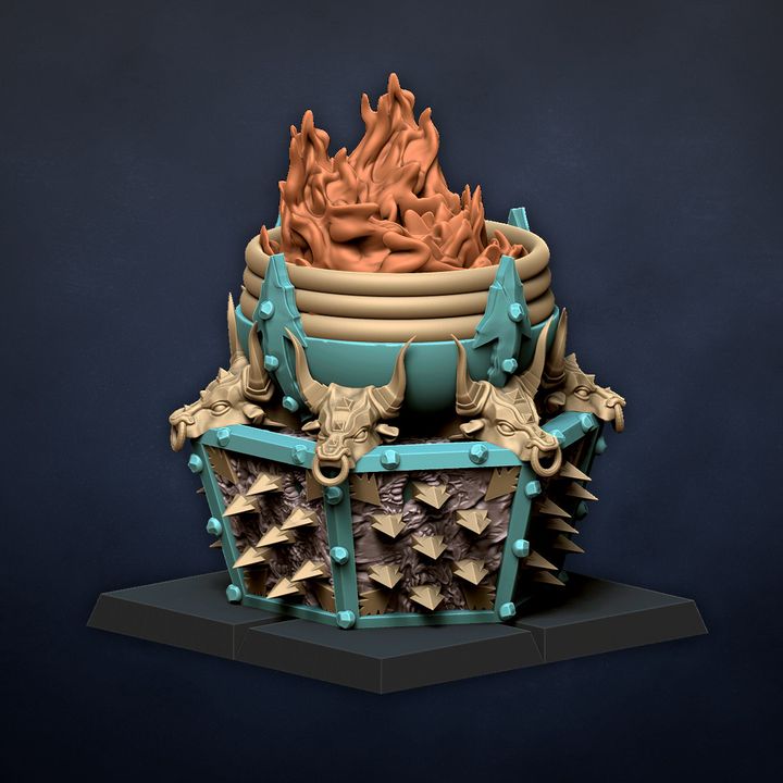 3D Printable Pyre by Dragon's Lake Miniaturas