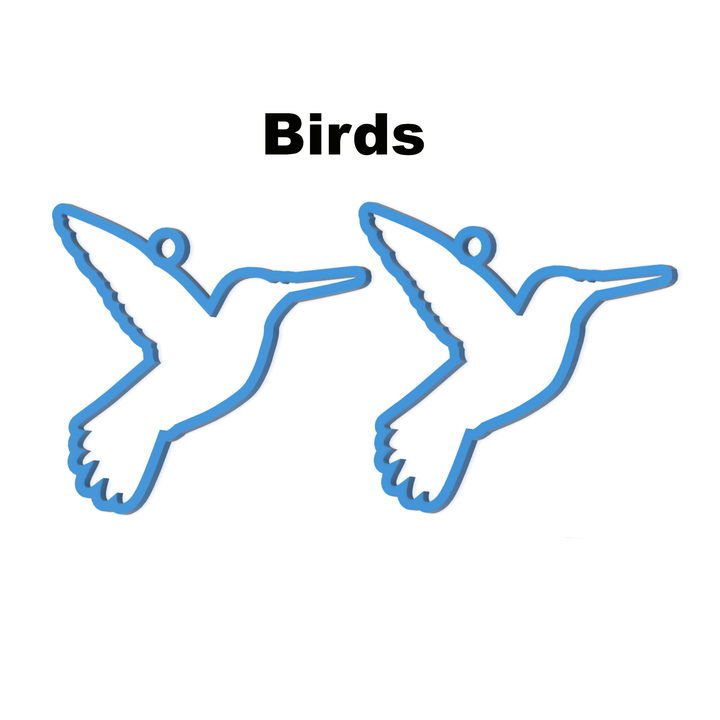 3D Printable Bird Earrings - 3D Printable Jewelry 🐦 by ThePrintingBros