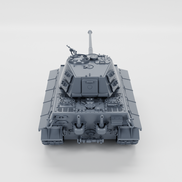 3D Printable Tiger II Ausf.B (Sd.Kfz.182, King Tiger) Henschel turret ...
