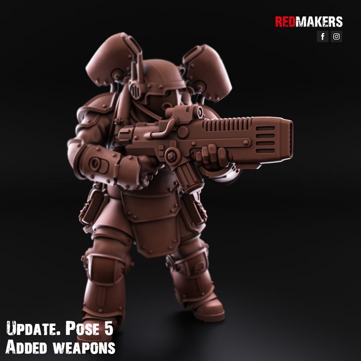 3D Printable Kill Squad – Special Forces – Imperial Force by RedMakers