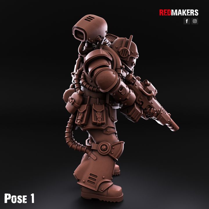 3D Printable Kill Squad – Special Forces – Imperial Force by RedMakers