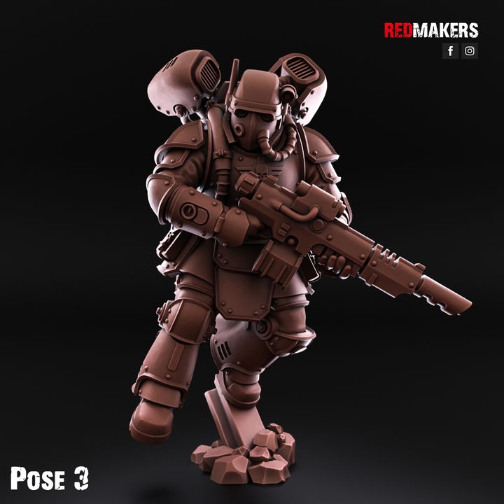 3D Printable Kill Squad – Special Forces – Imperial Force by RedMakers