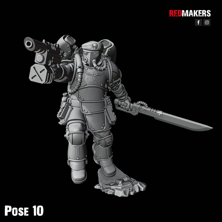 3D Printable Kill Squad – Special Forces – Imperial Force by RedMakers