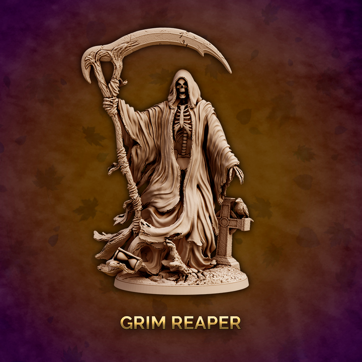 3D Printable Grim Reaper by Artificers_Mini