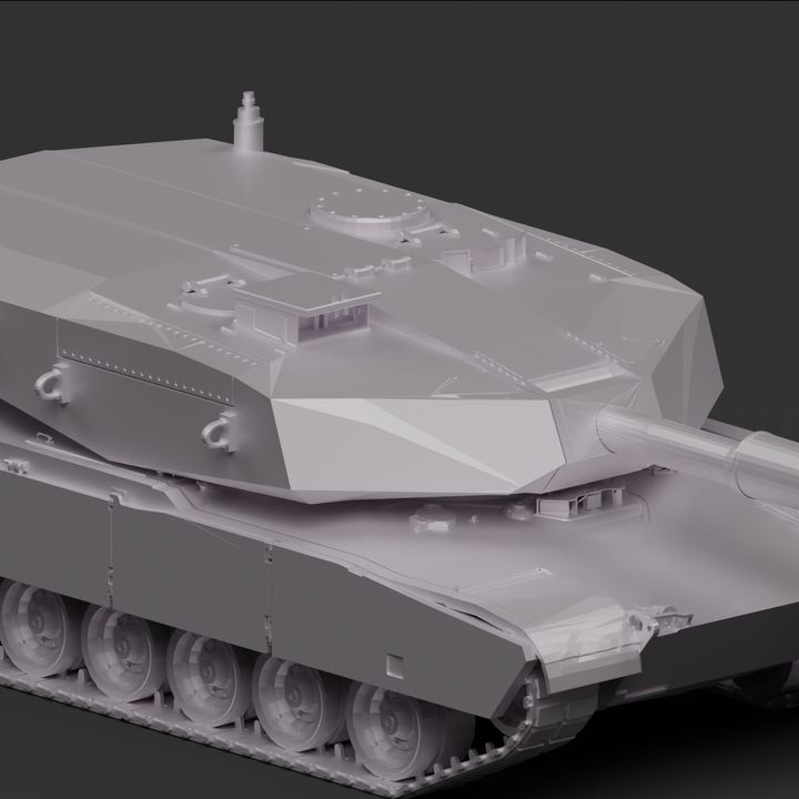 3D Printable US M1 Abrams Thumper with 152mm gun by The Military ...