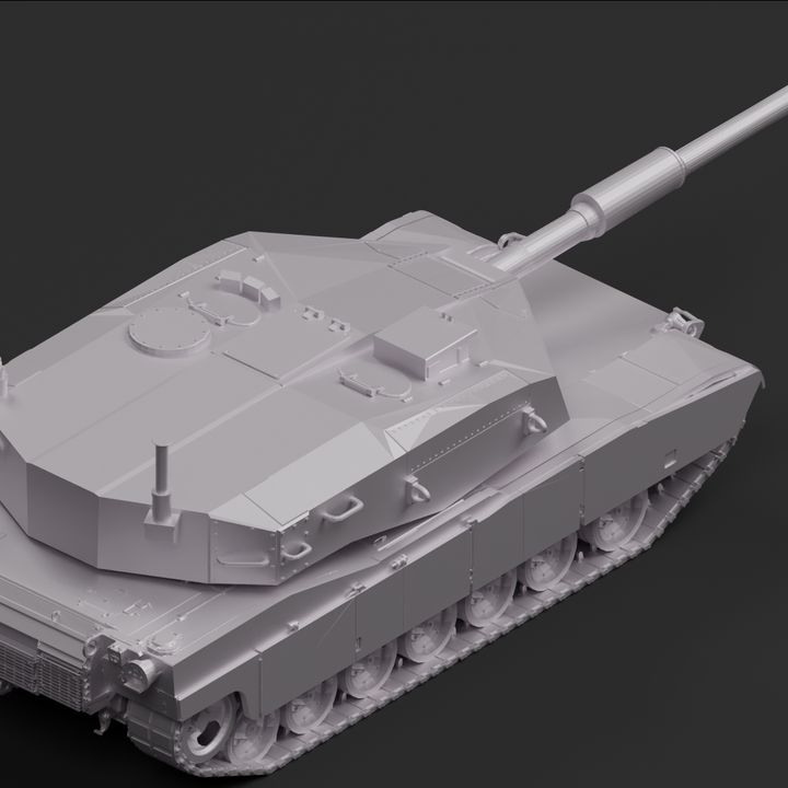 3D Printable US M1 Abrams Thumper with 152mm gun by The Military ...