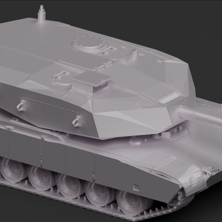 3D Printable US M1 Abrams Thumper with 152mm gun by The Military ...