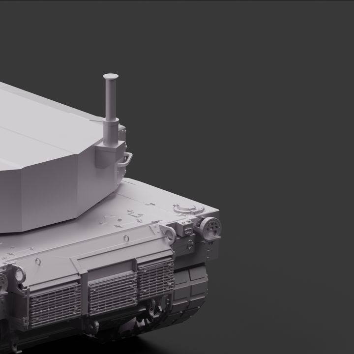 3D Printable US M1 Abrams Thumper with 152mm gun by The Military ...