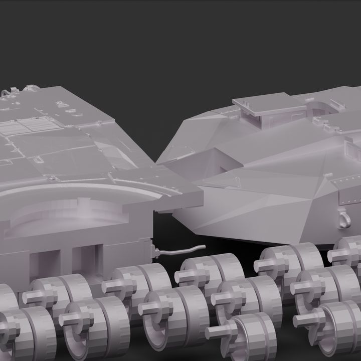 3D Printable US M1 Abrams Thumper with 152mm gun by The Military ...
