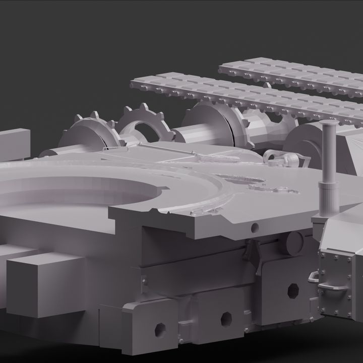 3D Printable US M1 Abrams Thumper with 152mm gun by The Military ...