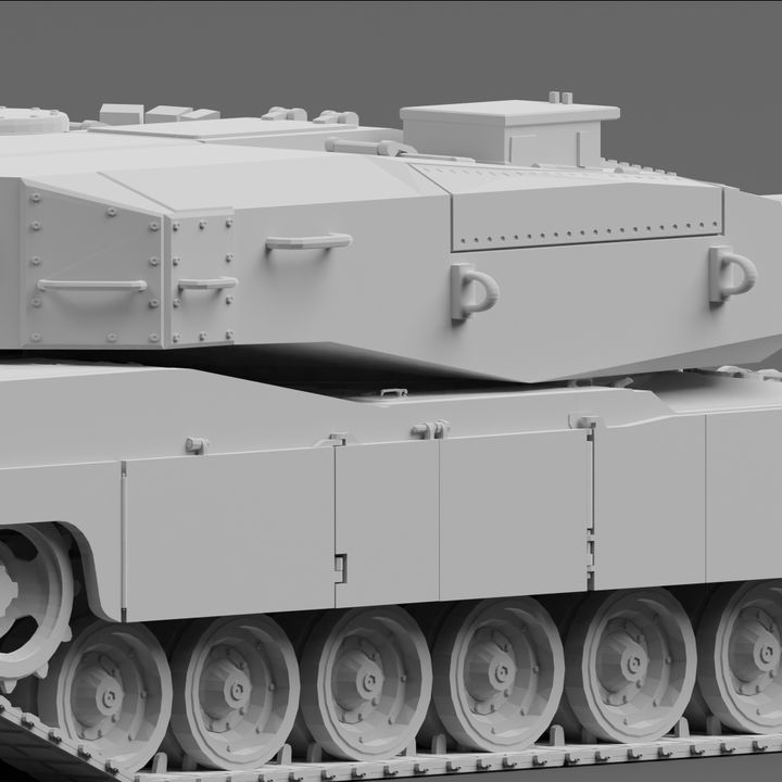 3D Printable US M1 Abrams Thumper with 152mm gun by The Military ...