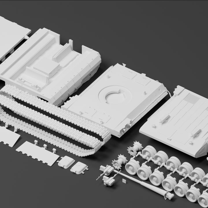 3D Printable Soviet Object 299 IFV Variant by The Military Industrial ...