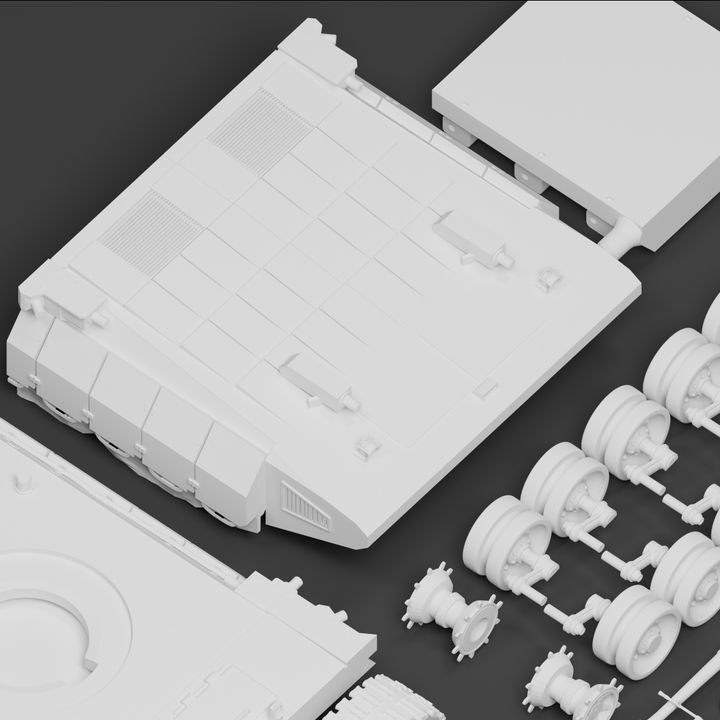 3D Printable Soviet Object 299 IFV Variant by The Military Industrial ...