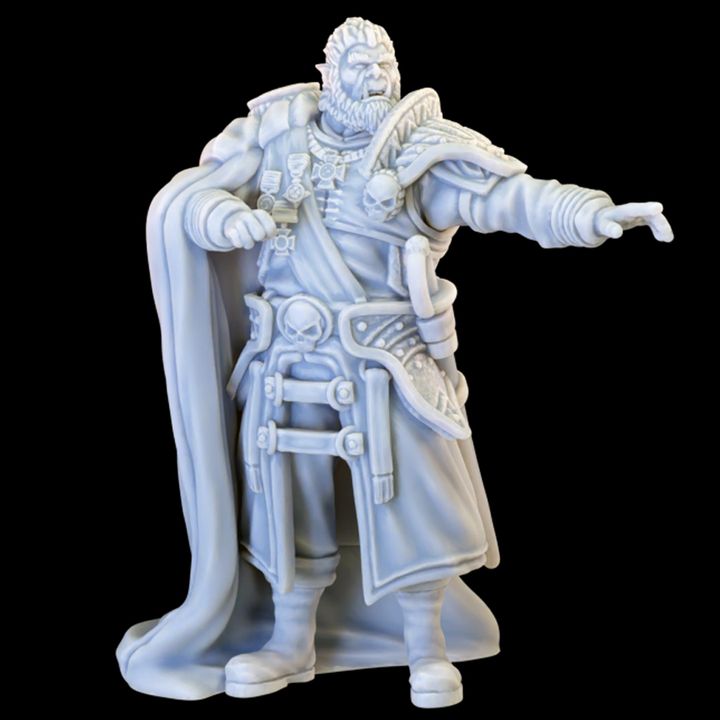 3D Printable Ork Officer - Guards and Generals Kickstarter by ...