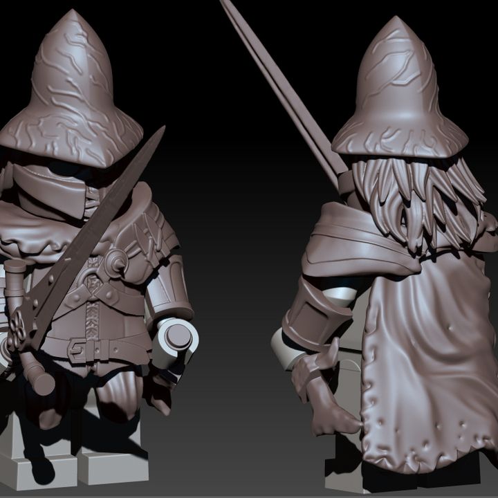 3D Printable ABYSS WATCHER FROM DARK SOULS LEGO CUSTOM SET by Gabriel ...