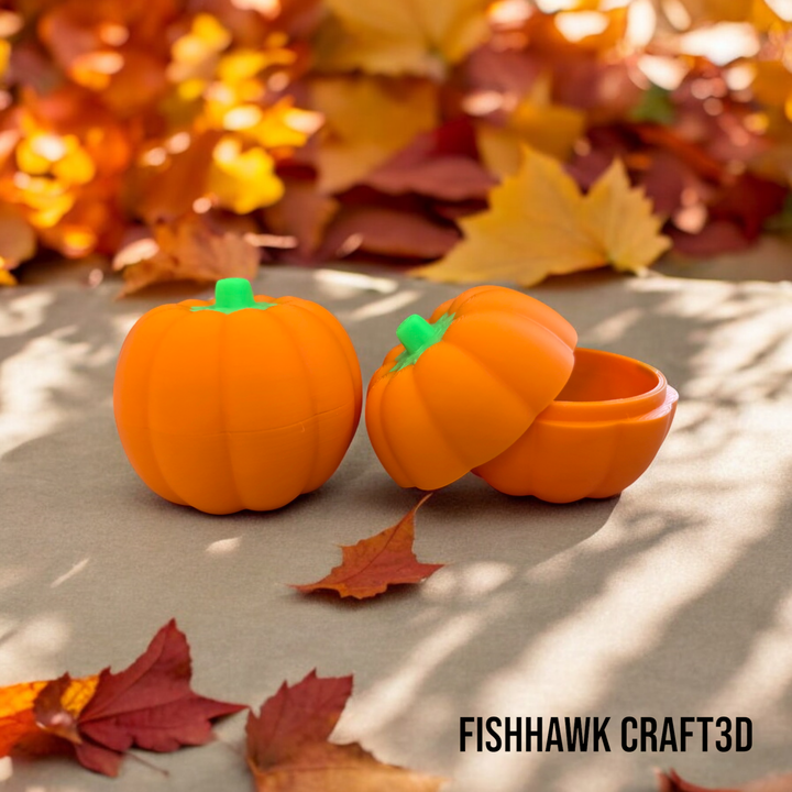 3D Printable Pumpkin Container by Fishhawk Craft3D