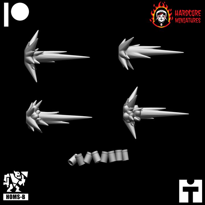 3D Printable Shoota Effects by Hardcore Miniatures