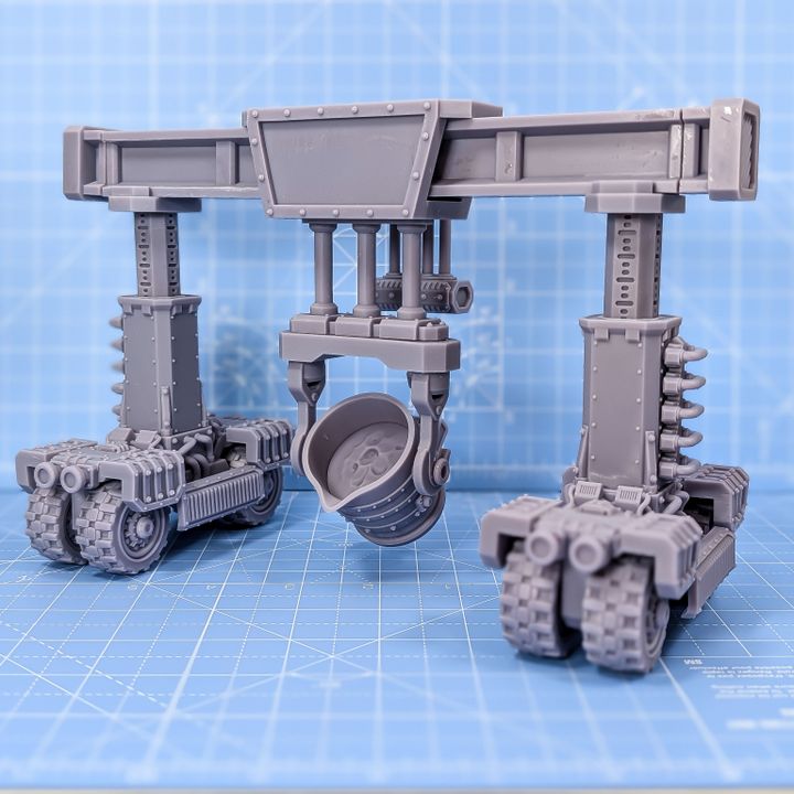 3D Printable Ironworks Gantry by Print Minis