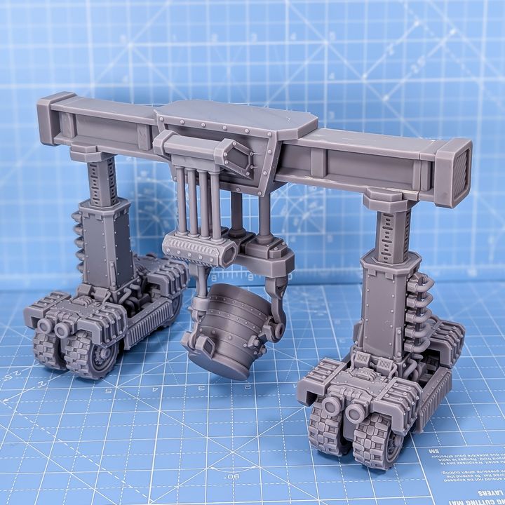 3D Printable Ironworks Gantry by Print Minis