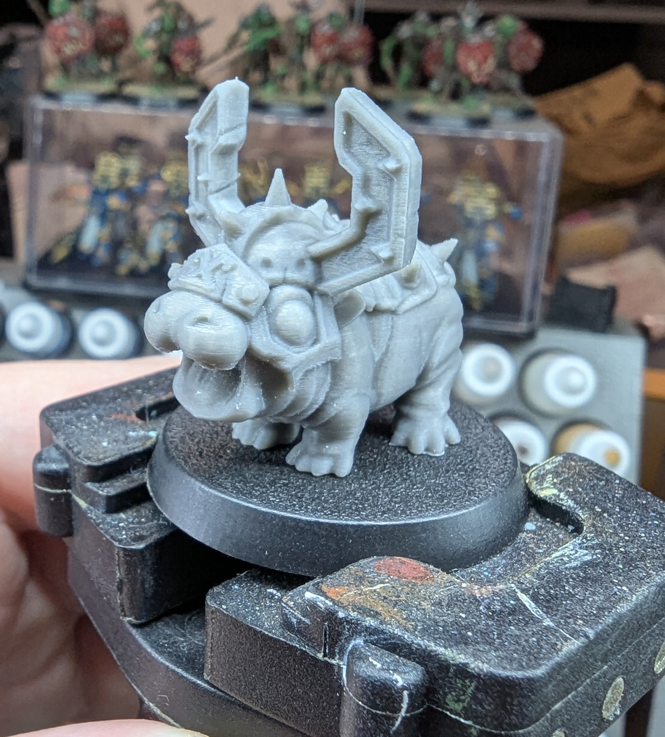 3D Printable Moo Deng the Bloodthirsthy by Marchen Atelier