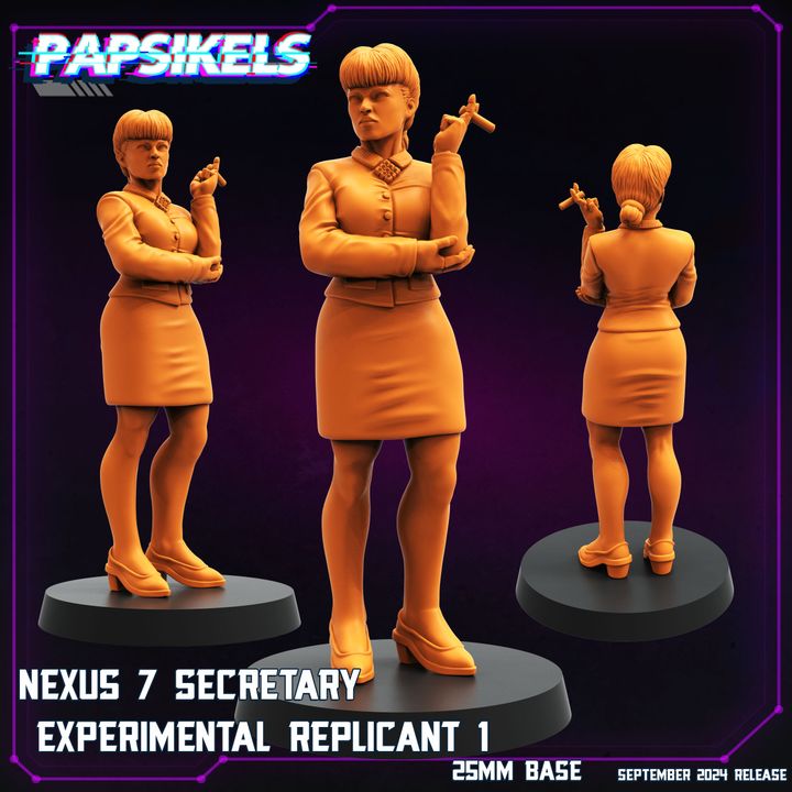 3D Printable NEXUS 7 EXPERIMENTAL REPLICANT by PAPSIKELS MINIATURES