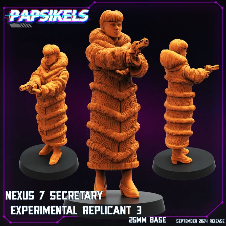 3D Printable NEXUS 7 EXPERIMENTAL REPLICANT by PAPSIKELS MINIATURES