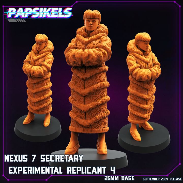 3D Printable NEXUS 7 EXPERIMENTAL REPLICANT by PAPSIKELS MINIATURES