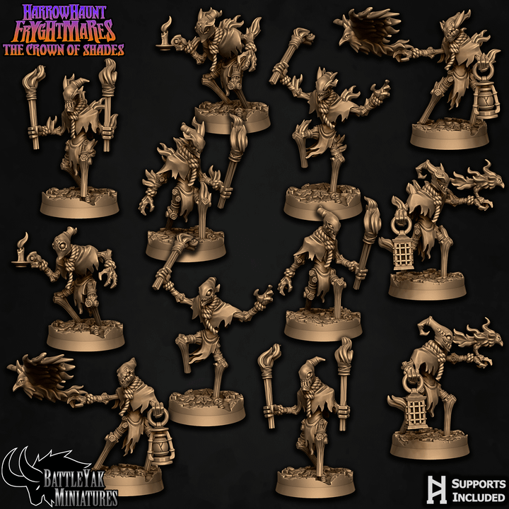 3D Printable Crown of Shades Character Pack by Battle Yak Miniatures