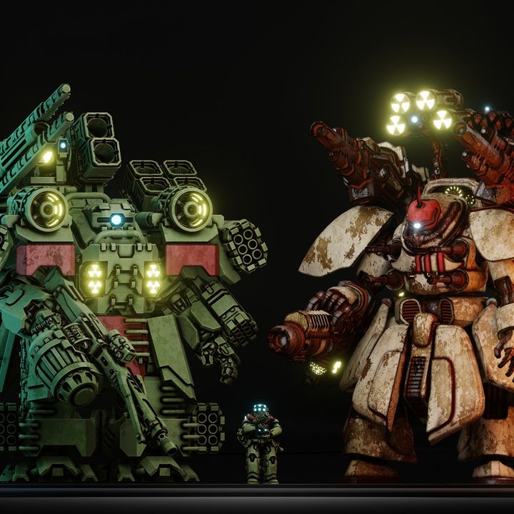 3D Printable Calamity ares by Crimson Steel Mechworks