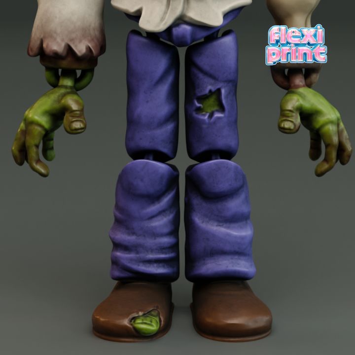 3D Printable Zombie | Flexi Print by Flexi Print