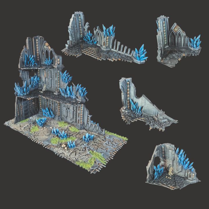 3D Printable WTC terrain bundle Darkrock by Elliot Boyer
