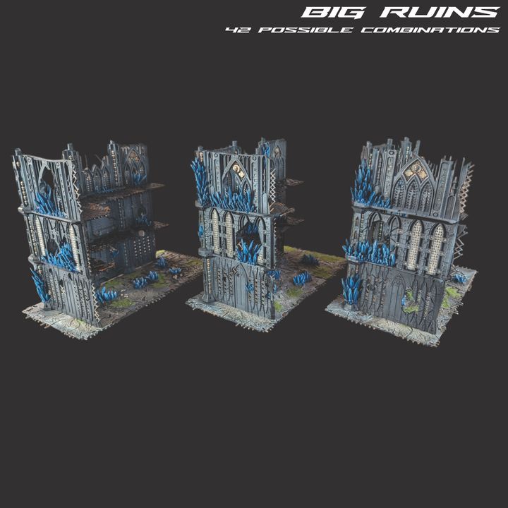 3D Printable WTC terrain bundle Darkrock by Elliot Boyer