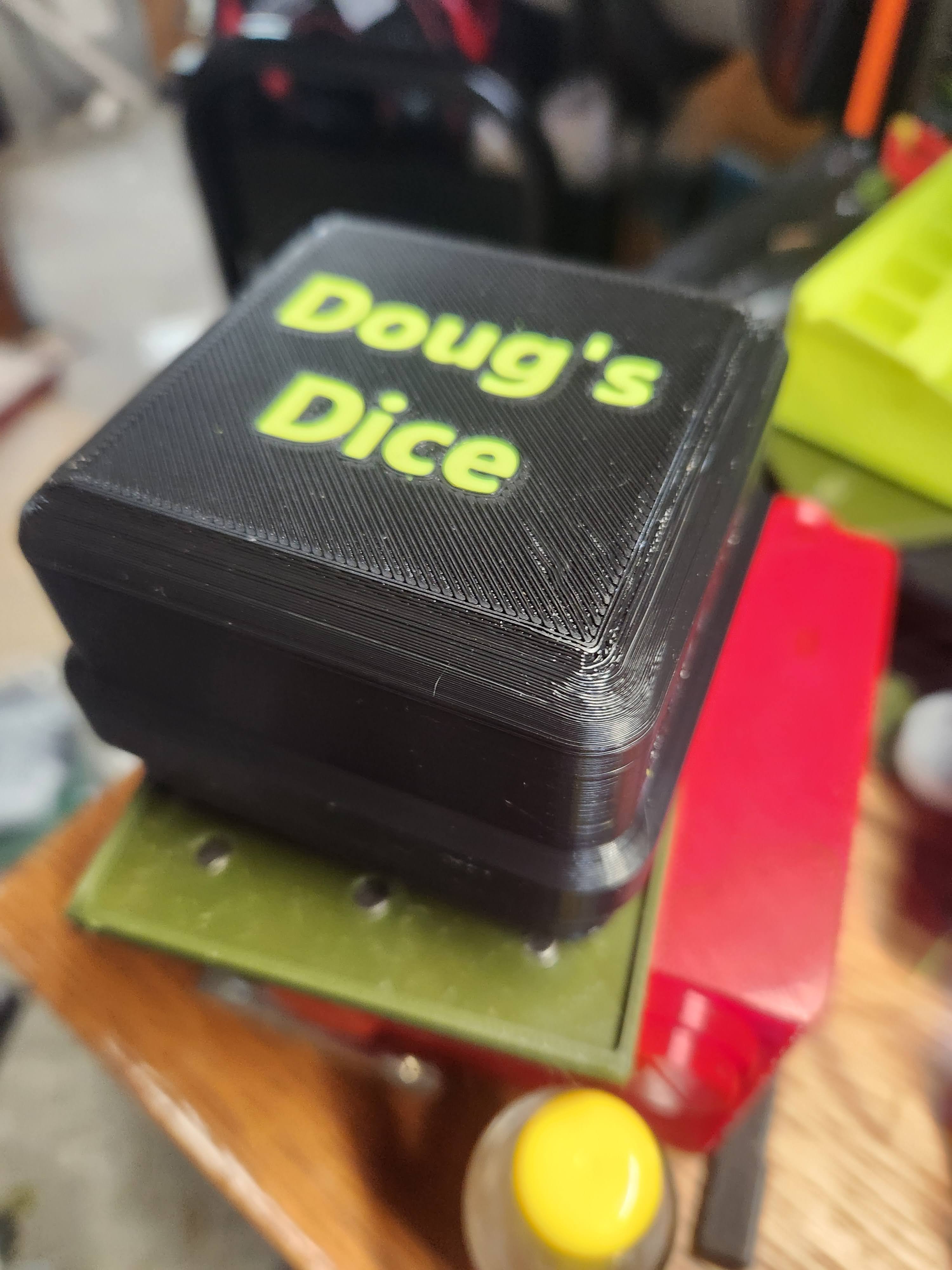3D Printable D6 Ammunition Dice (x9 + Storage Box) by Eskice Miniature ...