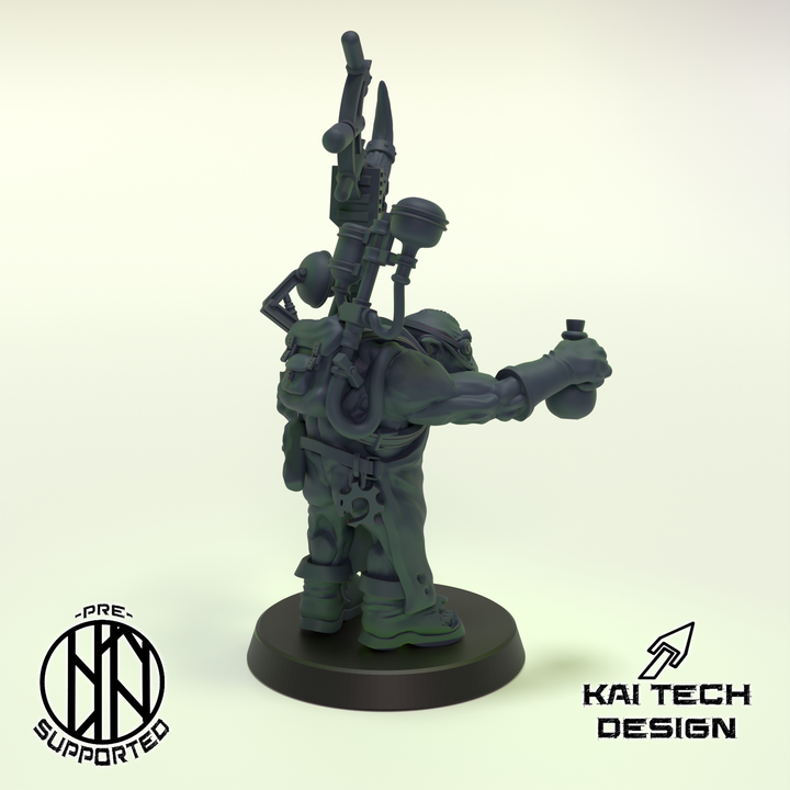 3D Printable Git'stiler Kult Orkophagus - Naugty Doctor by Kaitech