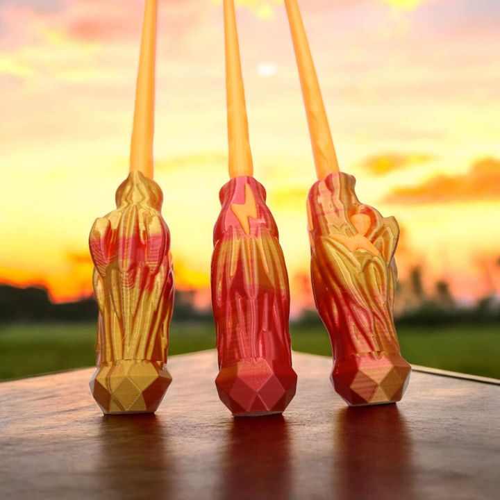 3D Printable Zeus Wand by The Dragon's Den