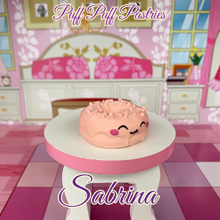 3D Printable Kawaii Donut Sabrina by Puff Puff Pastries