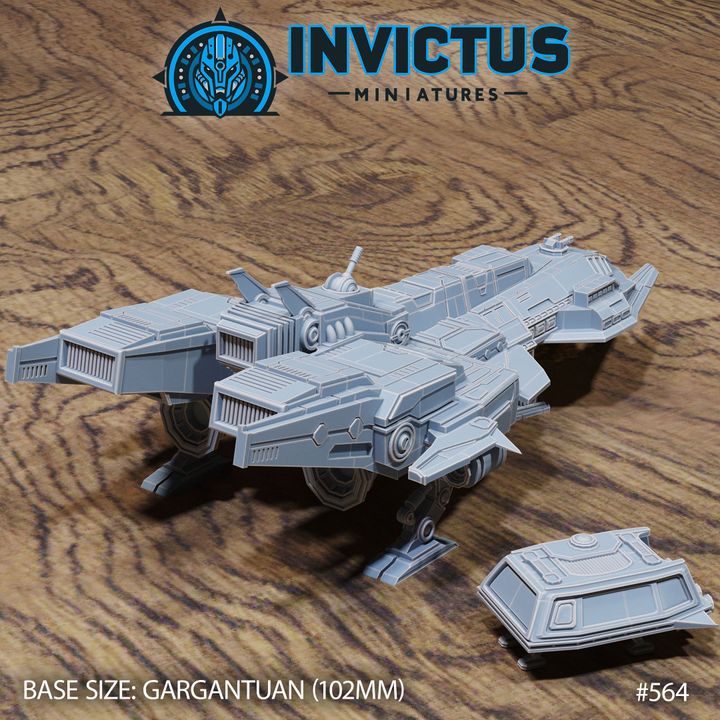 3D Printable Deep Space Voyager / Galactic Battleship / Space War ...