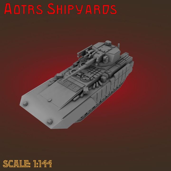 3D Printable MG144-R33A T-15 Armata with 57mm turret by Aotrs Shipyards