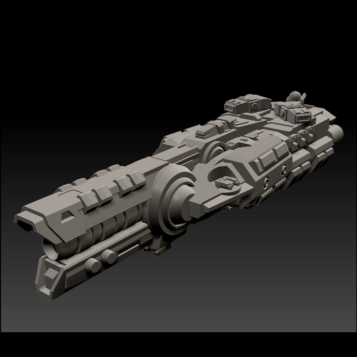 3D Printable Dragon Cruiser by David Tarron