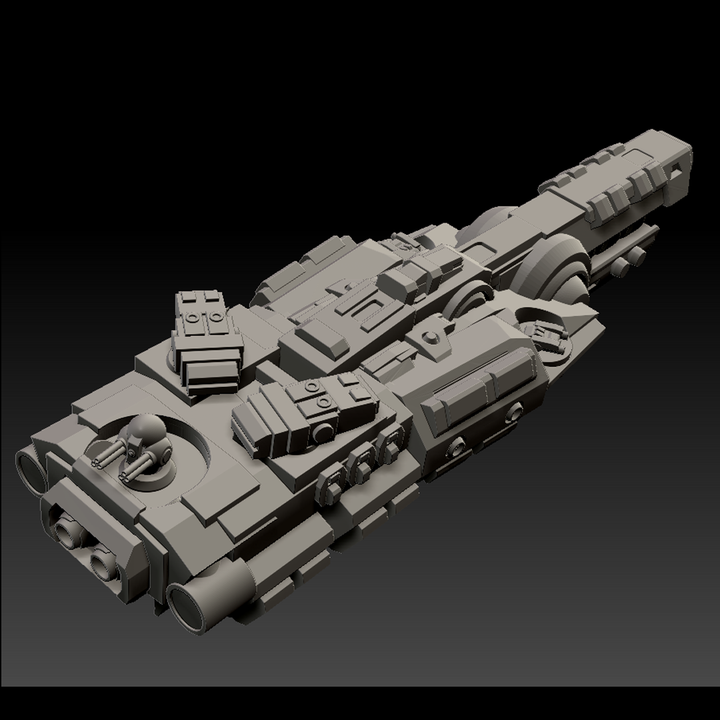 3D Printable Dragon Cruiser by David Tarron