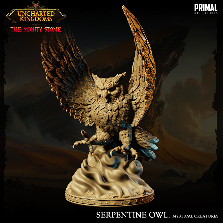 3D Printable Mystical Animals - Serpentine Owl - October 2024 ...