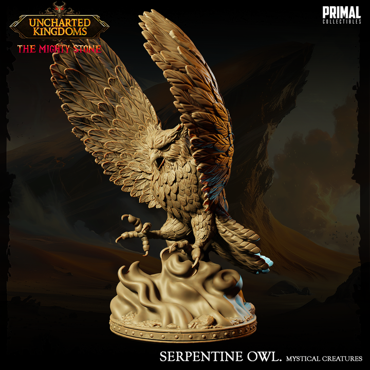 3D Printable Mystical Animals - Serpentine Owl - October 2024 ...