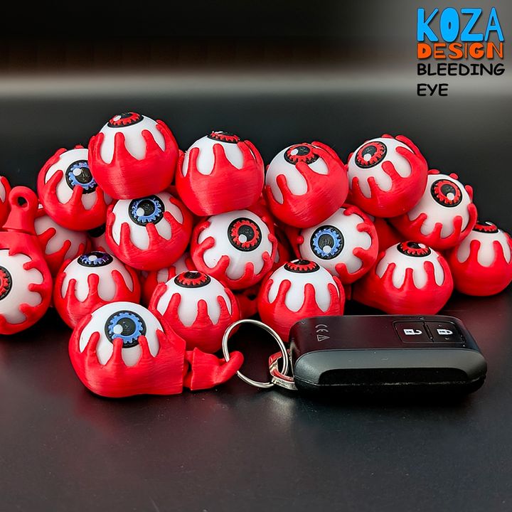 3D Printable BLEEDING EYE by Koza Design