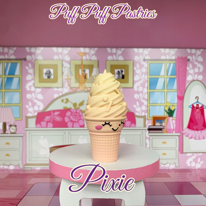 3D Printable Kawaii Ice cream Pixie by Puff Puff Pastries
