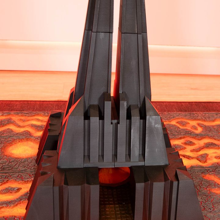 3D Printable The Dark Keep by Kathy Millatt Modelling