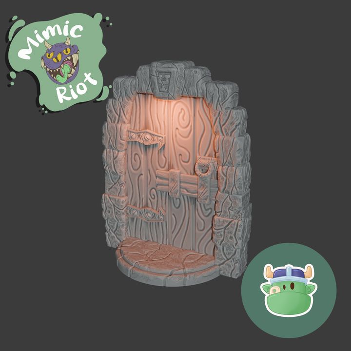3D Printable Mimic Door by Tenda Orc Studio