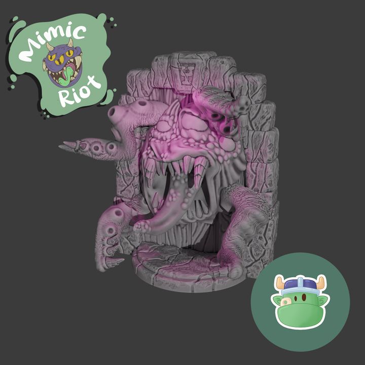 3D Printable Mimic Door by Tenda Orc Studio