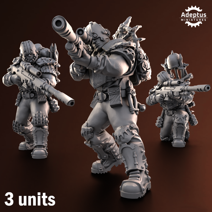 3D Printable Snipers. Shattered Legion. Renegades and Heretics by ...