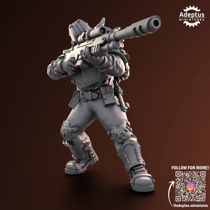 3D Printable Snipers. Shattered Legion. Renegades and Heretics by ...