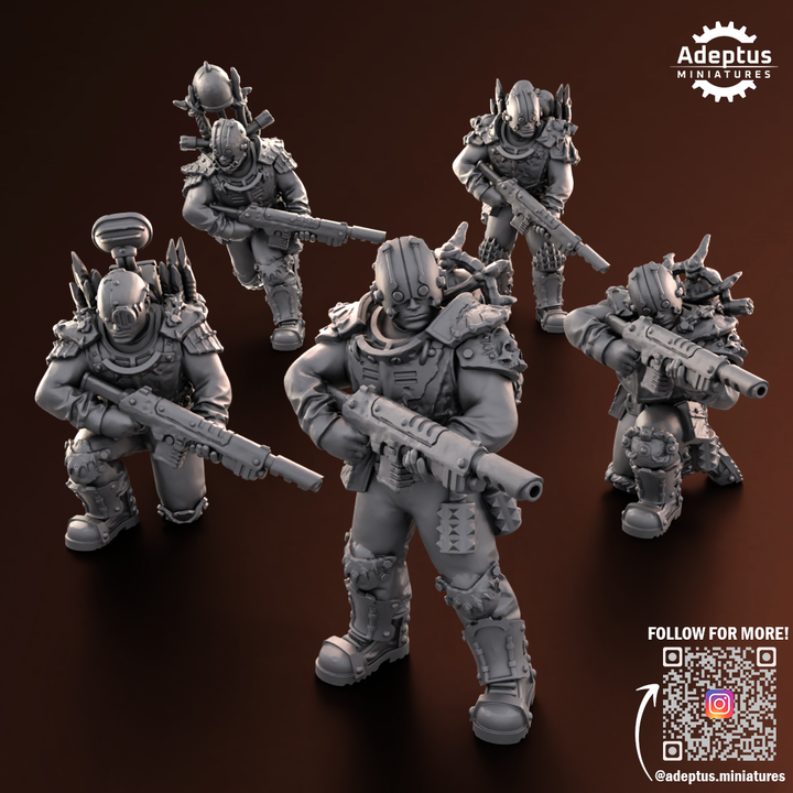 3D Printable Infantry Bundle. Shattered Legion. Renegades and Heretics ...